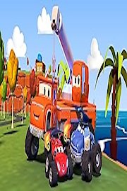 Watch Monster Town Season 1 Episode 1 - Monster Firetruck builds a Race ...